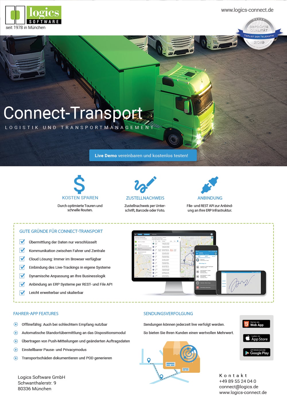 Connect-Transport by Logics Software – Erster auf der letzten Meile ...